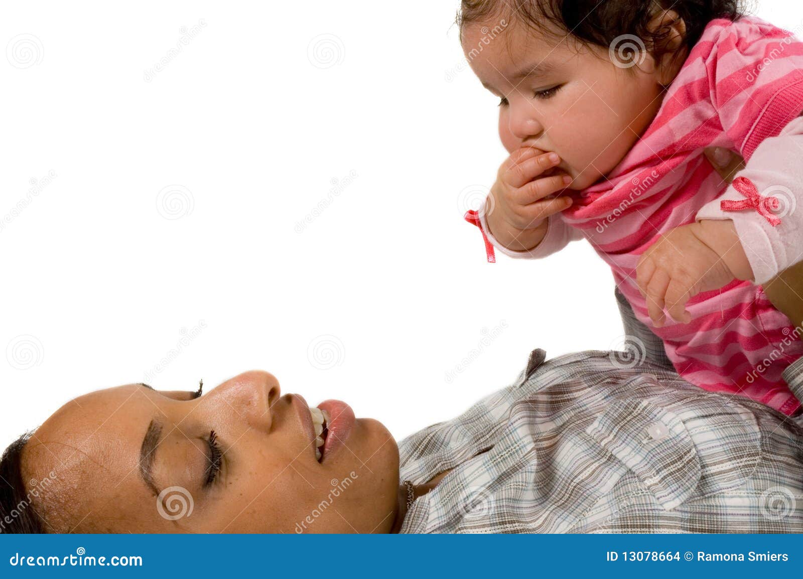 Mother and Child Have a Fun Stock Photo - Image of sincere, smile: 13078664