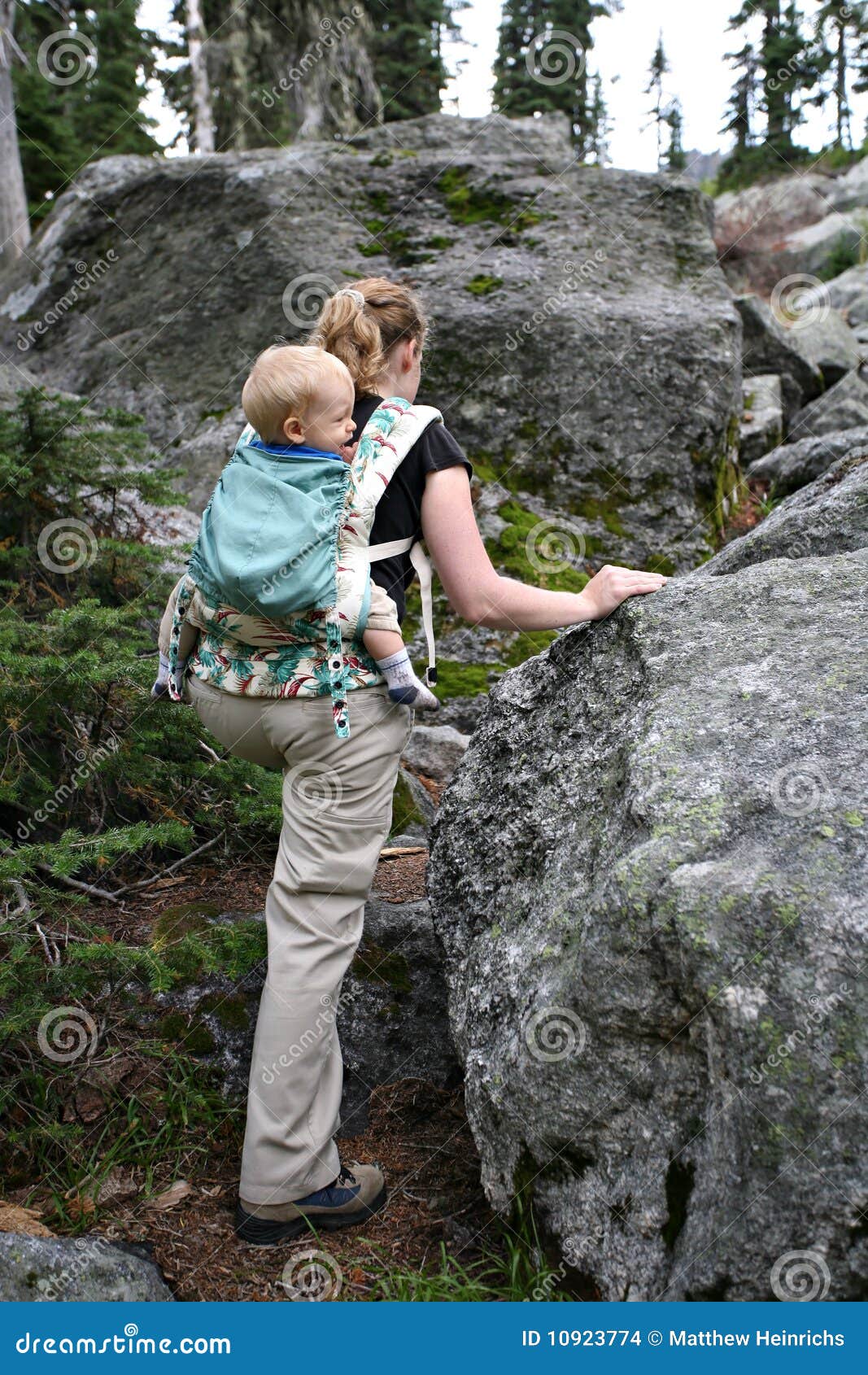 Mother and child hiking stock photo. Image of wilderness - 10923774