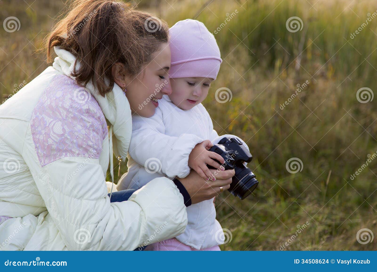 Mother and child stock photo. Image of nature, outside - 34508624