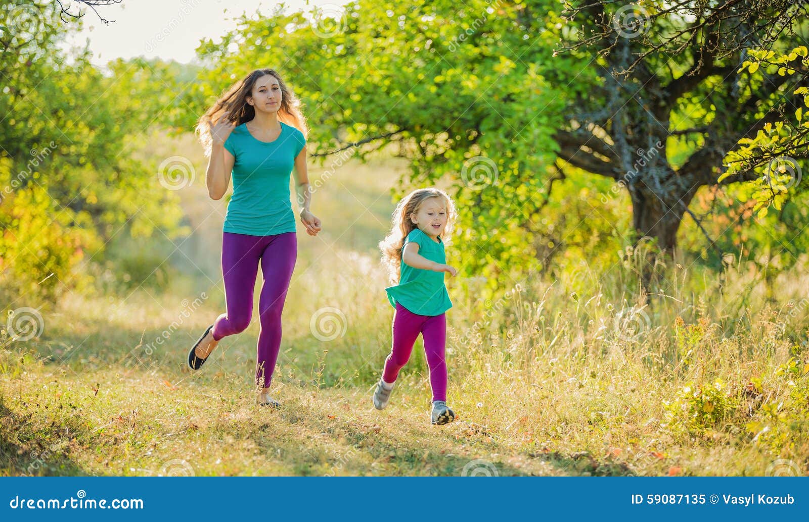 Mother with child running stock image. Image of care - 59087135