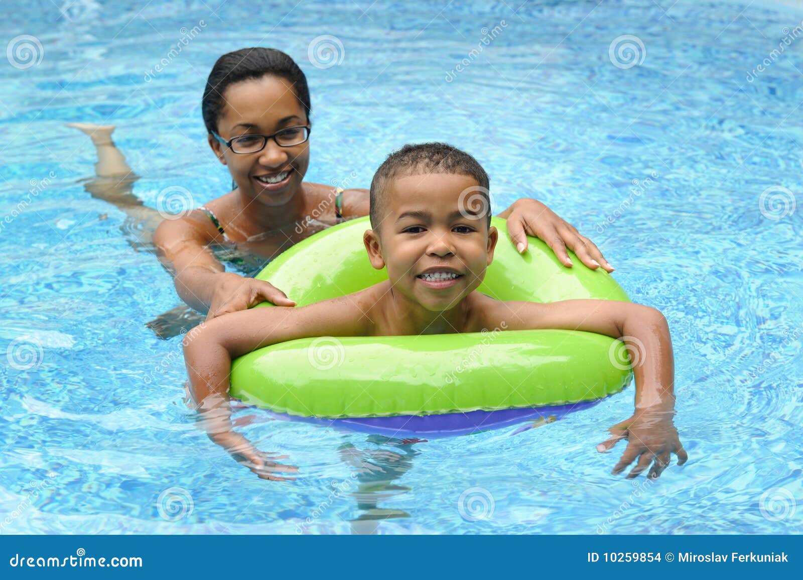 Child Swimming Underwater In Pool Royalty-Free Stock Photo ...