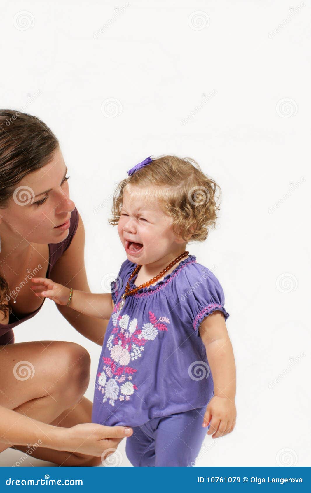 Mother Consolation Weeping Child Stock Image - Image of pain, daughter ...