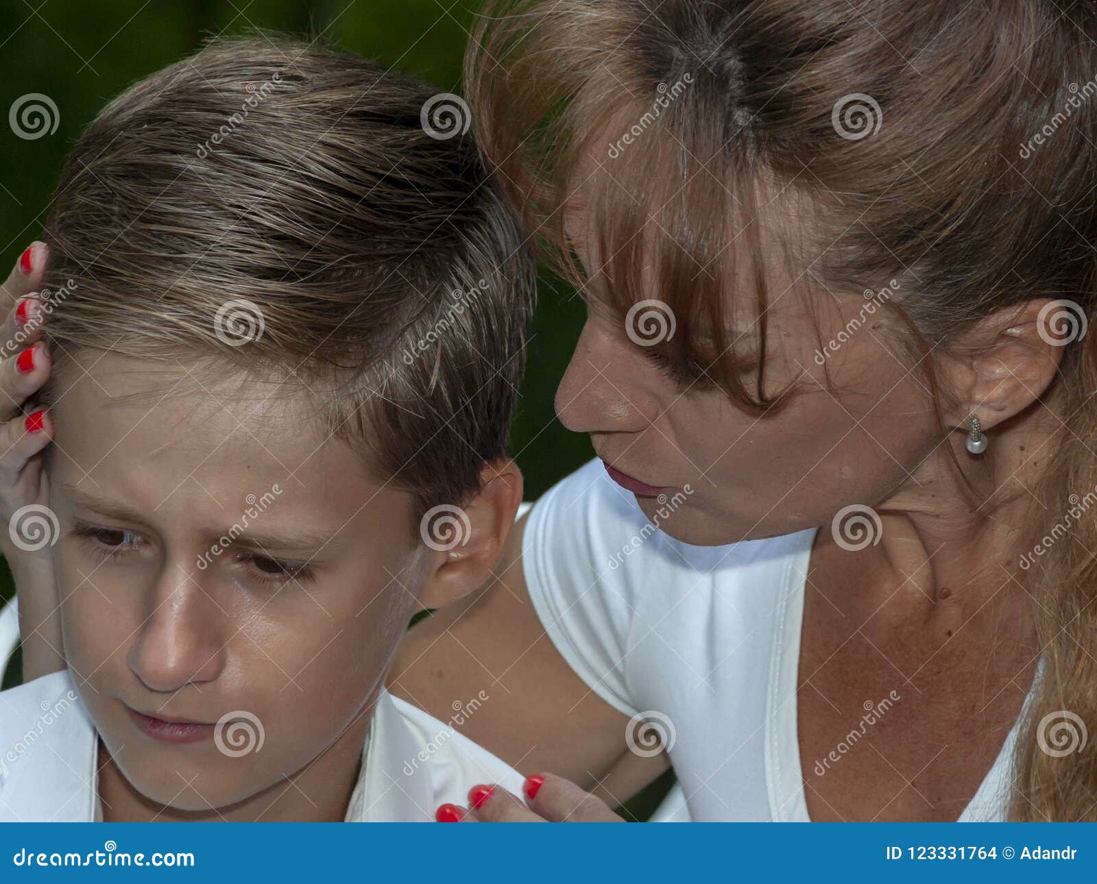 Mother Consoles the Upset Son Stock Photo - Image of comfort ... Mother Consoles the Upset Son Stock Photo - Image of comfort ...