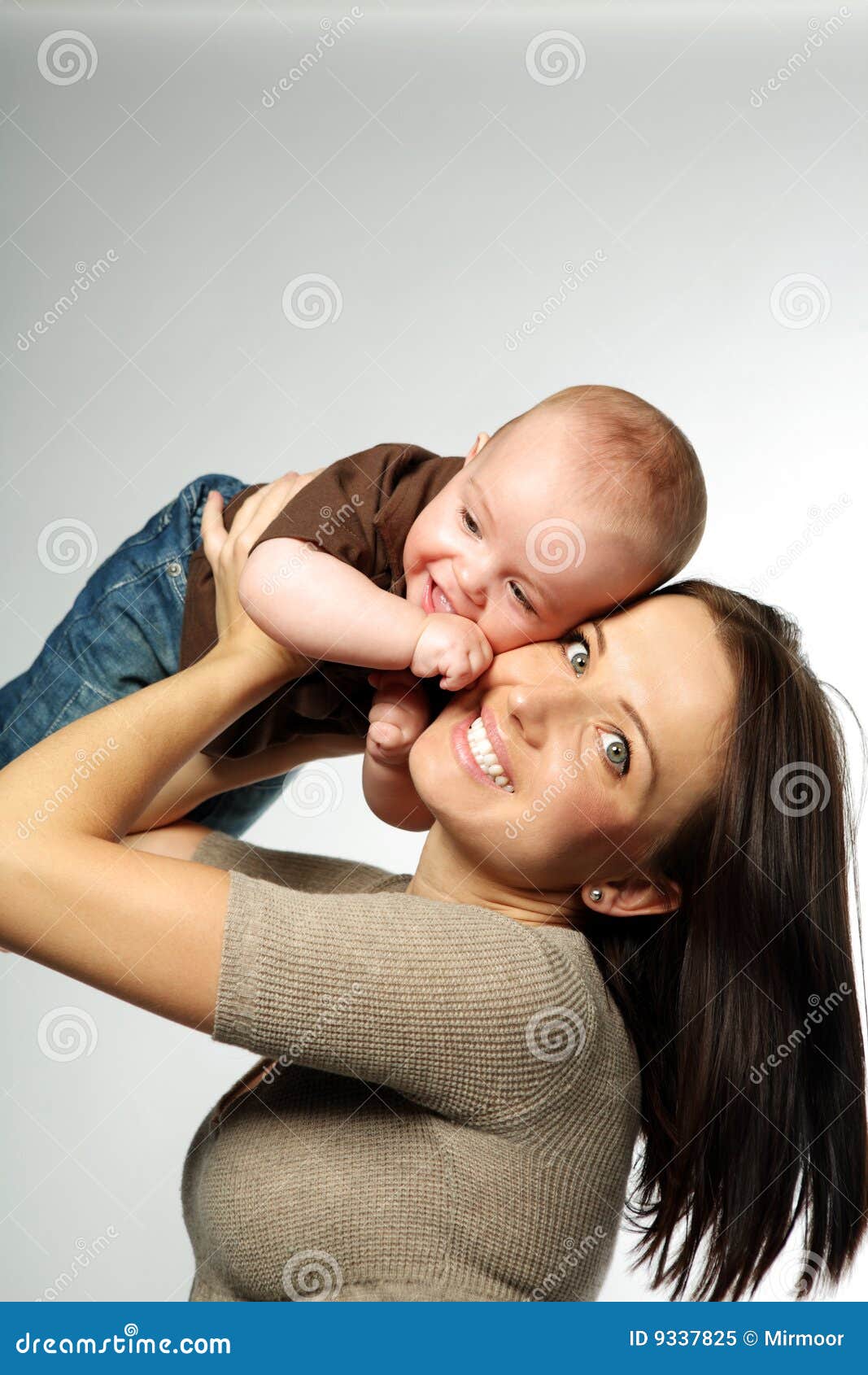 Mother with cute child. stock image. Image of infant, care - 9337825