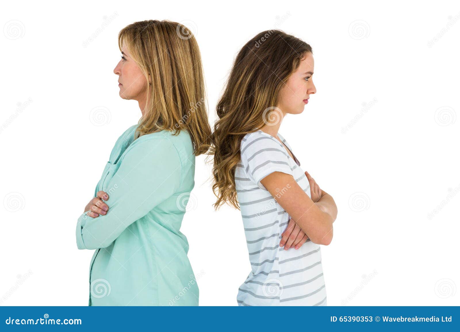 Mother and Daughter are Angry Stock Image - Image of folded, fair: 65390353