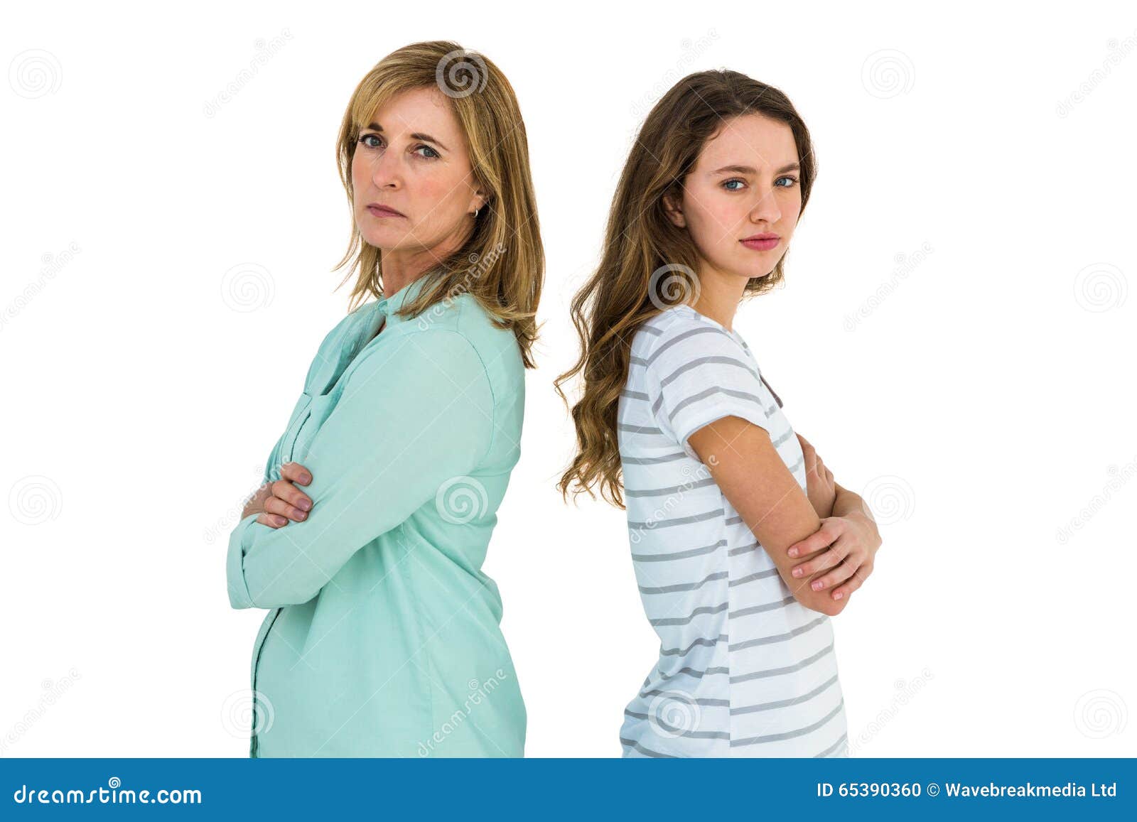 Mother and Daughter Being Angry Stock Photo - Image of camera, curly ...