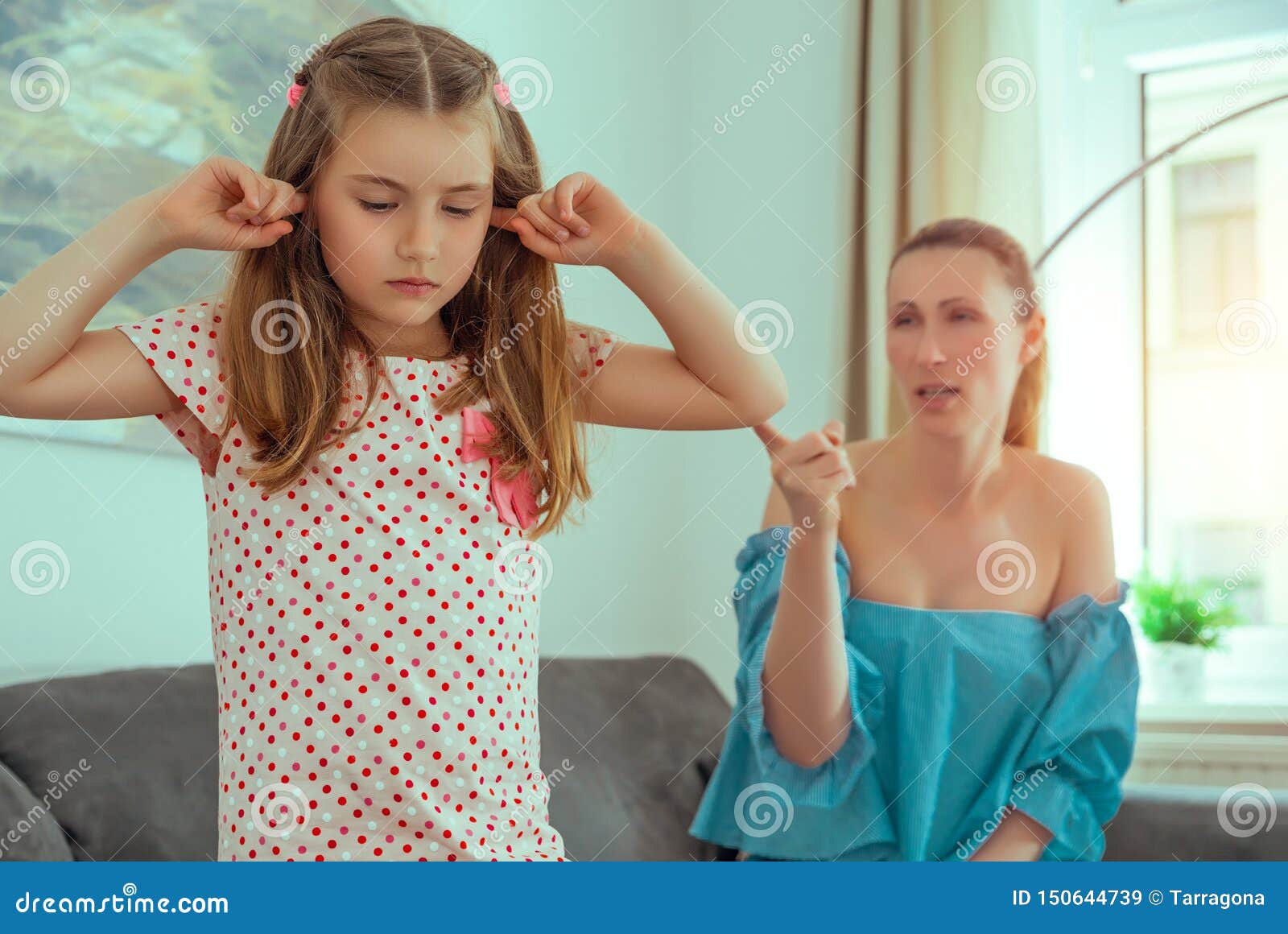 Mother daughter conflict stock image. Image of problems - 150644739