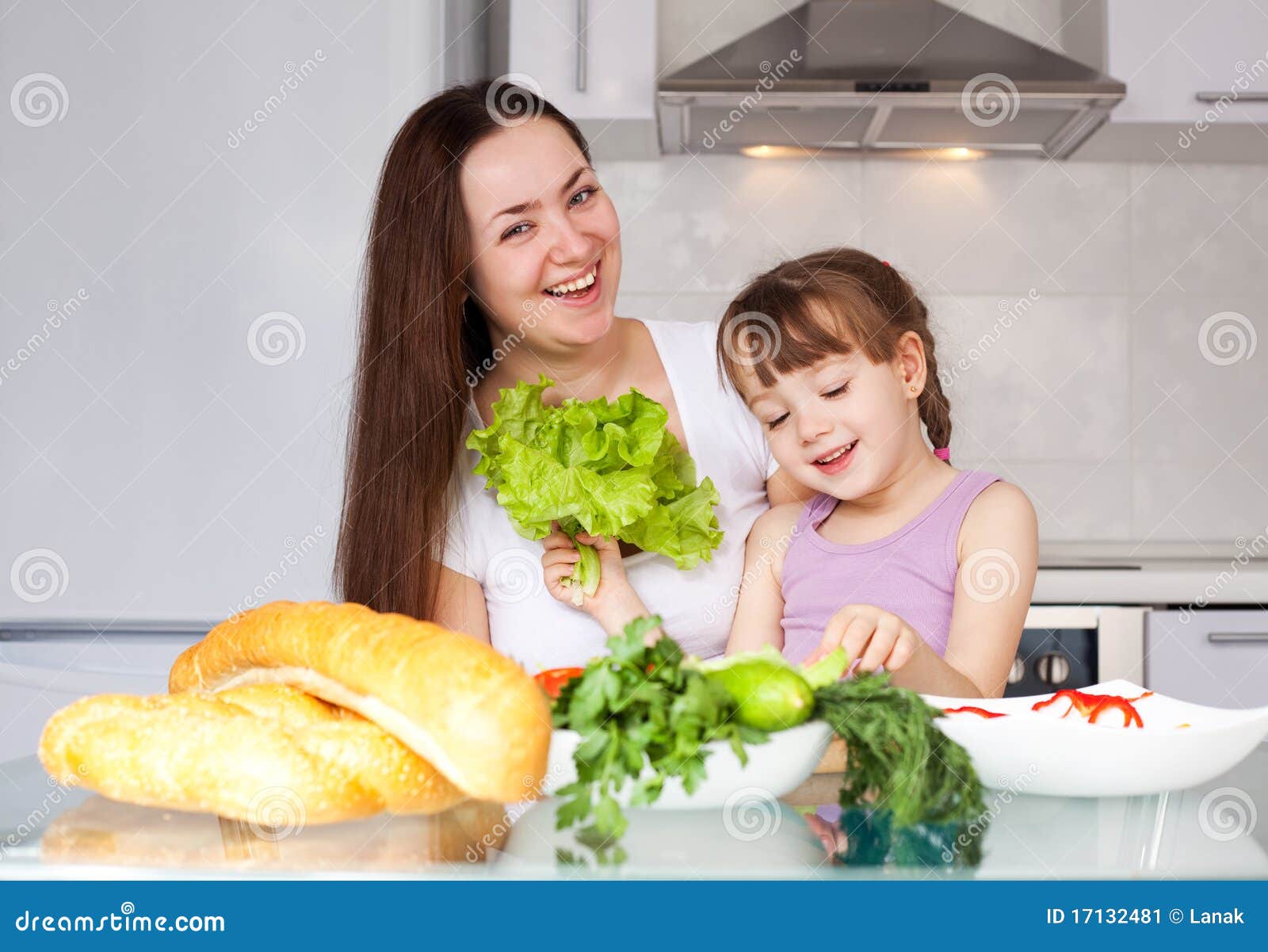 Mother and daughter cook stock image. Image of couple - 17132481