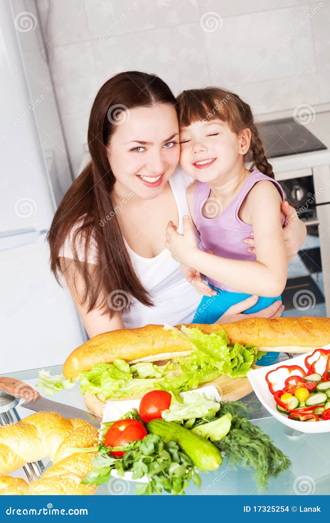 Mother and daughter cook stock photo. Image of dinner - 17325254