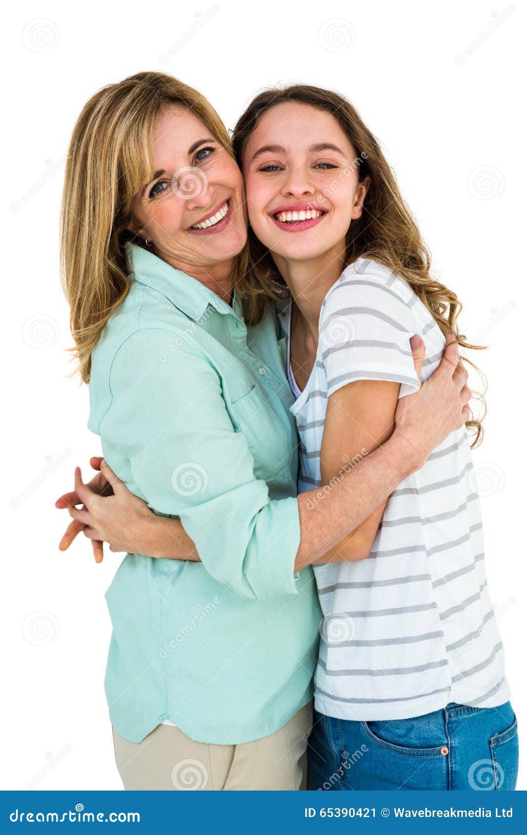 Mother And Daughter Embracing Stock Image Image Of Arms Cheerful