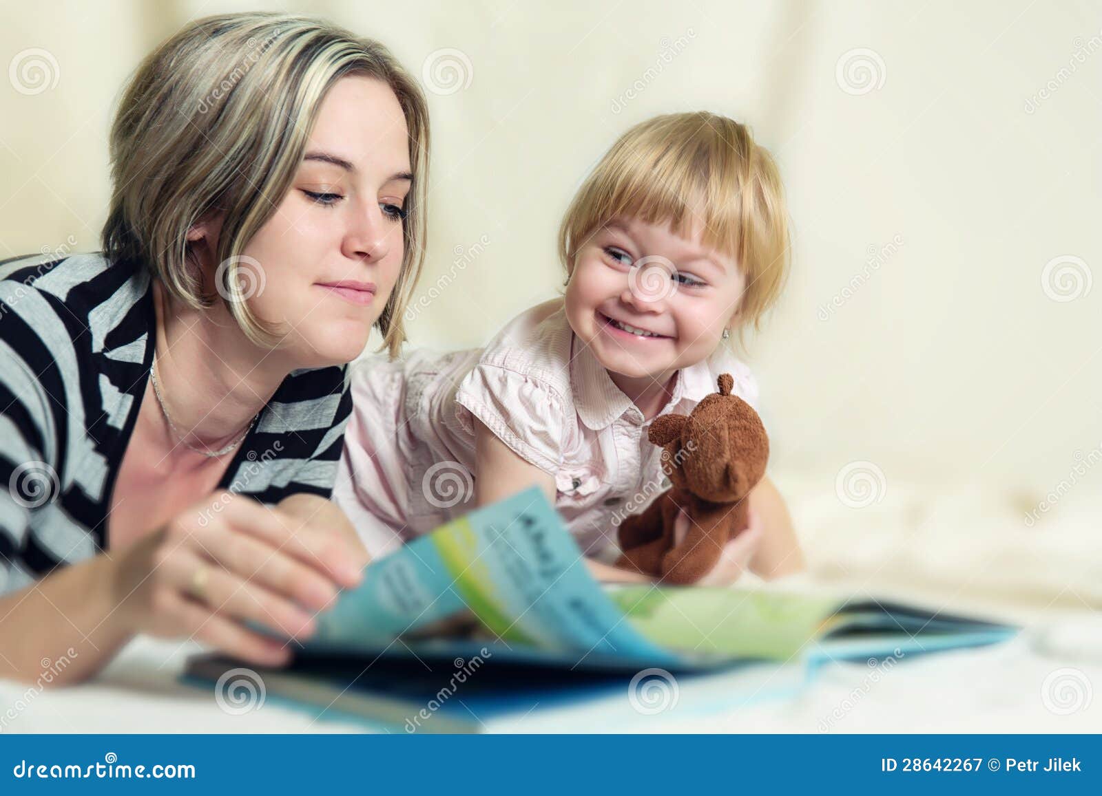 Mother and Daughter in a Joint Game Stock Image - Image of cheerful ...