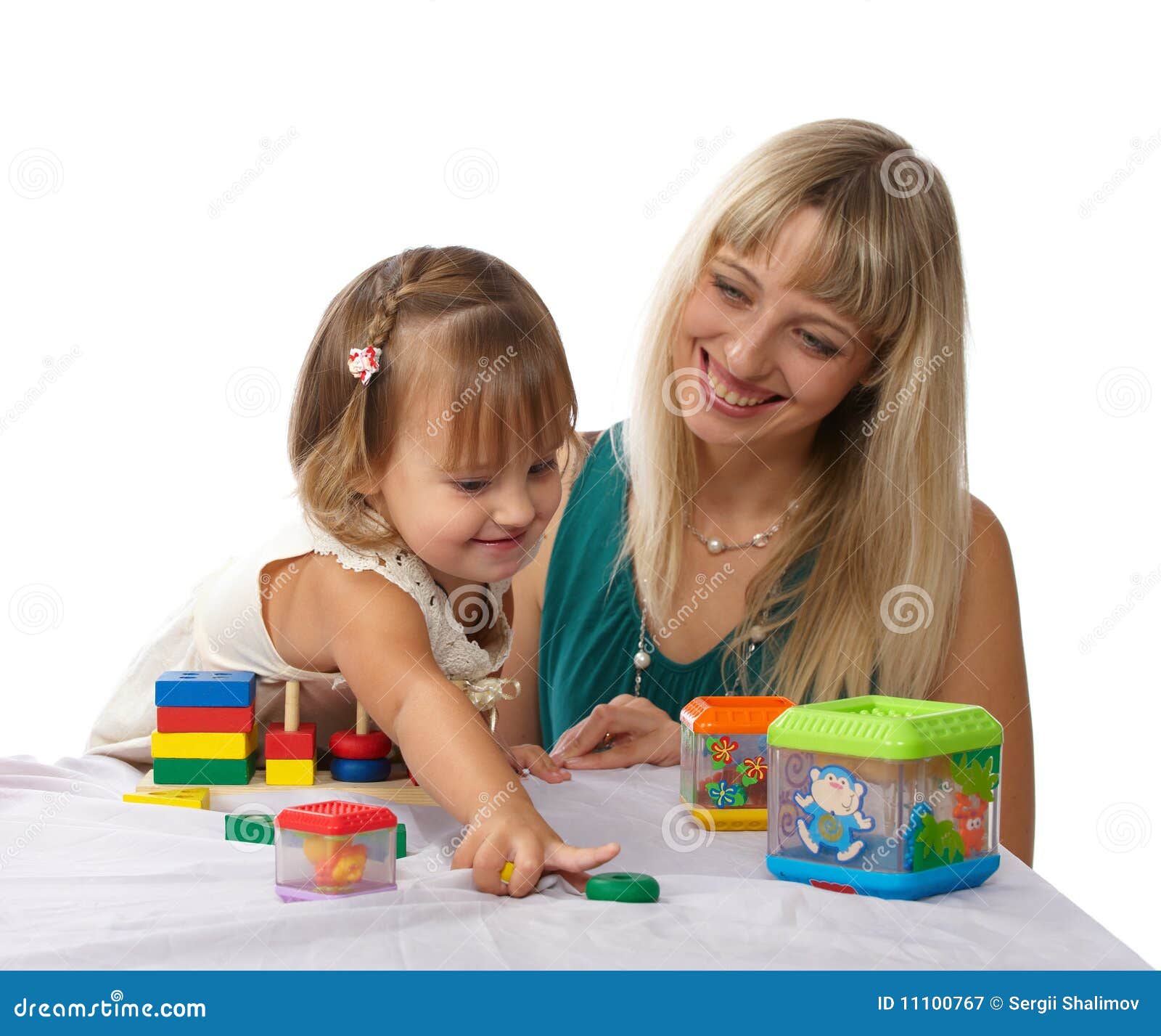 Mother and daughter play stock image. Image of cute, family - 11100767