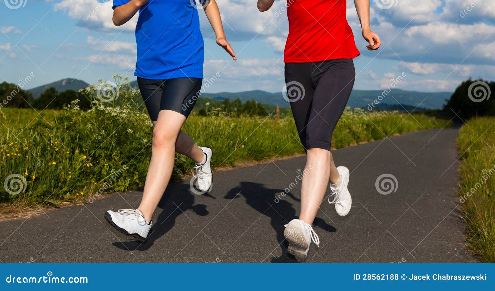 Mother and Daughter Running Stock Photo - Image of adolescent, enjoying ...