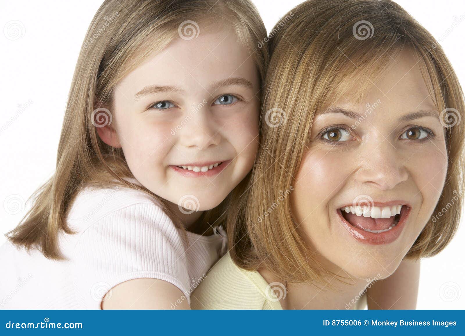 Mother and Daughter Smiling Stock Photo - Image of shot, color: 8755006