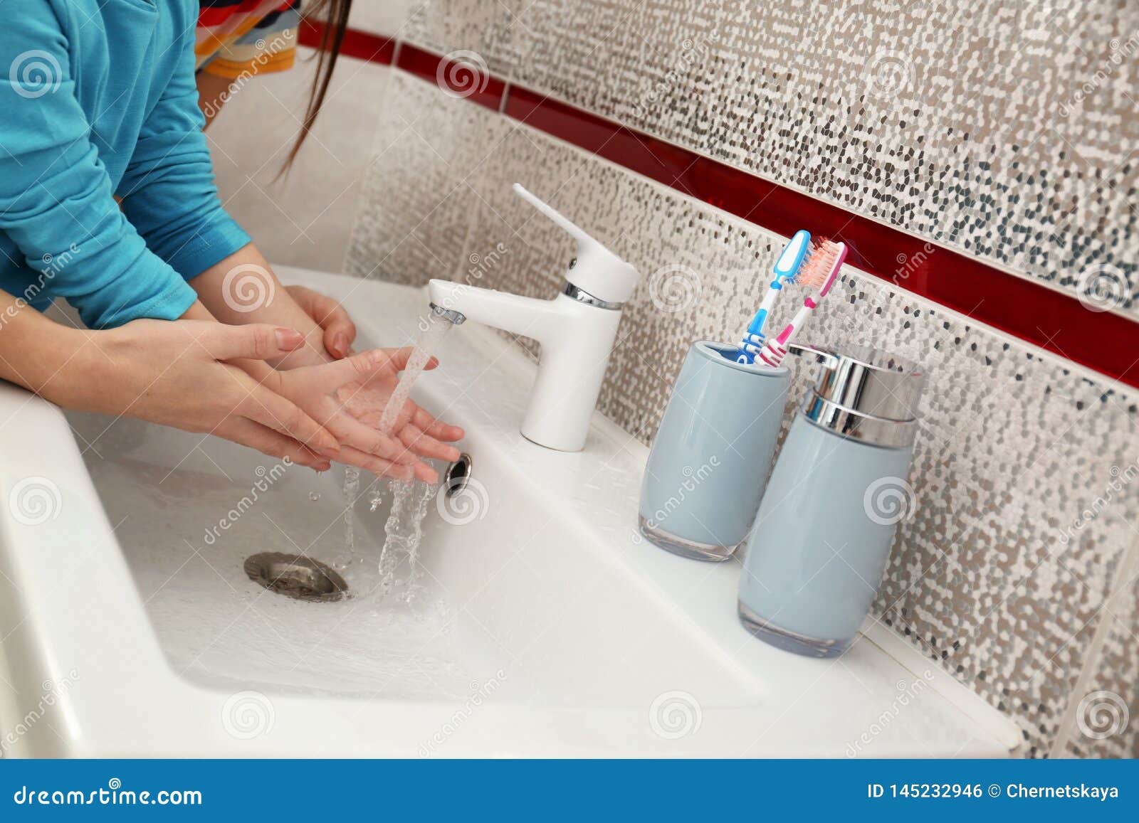 Mother and Daughter Washing Hands in Bathroom Stock Photo - Image of ... Mother and Daughter Washing Hands in Bathroom Stock Photo - Image of ...