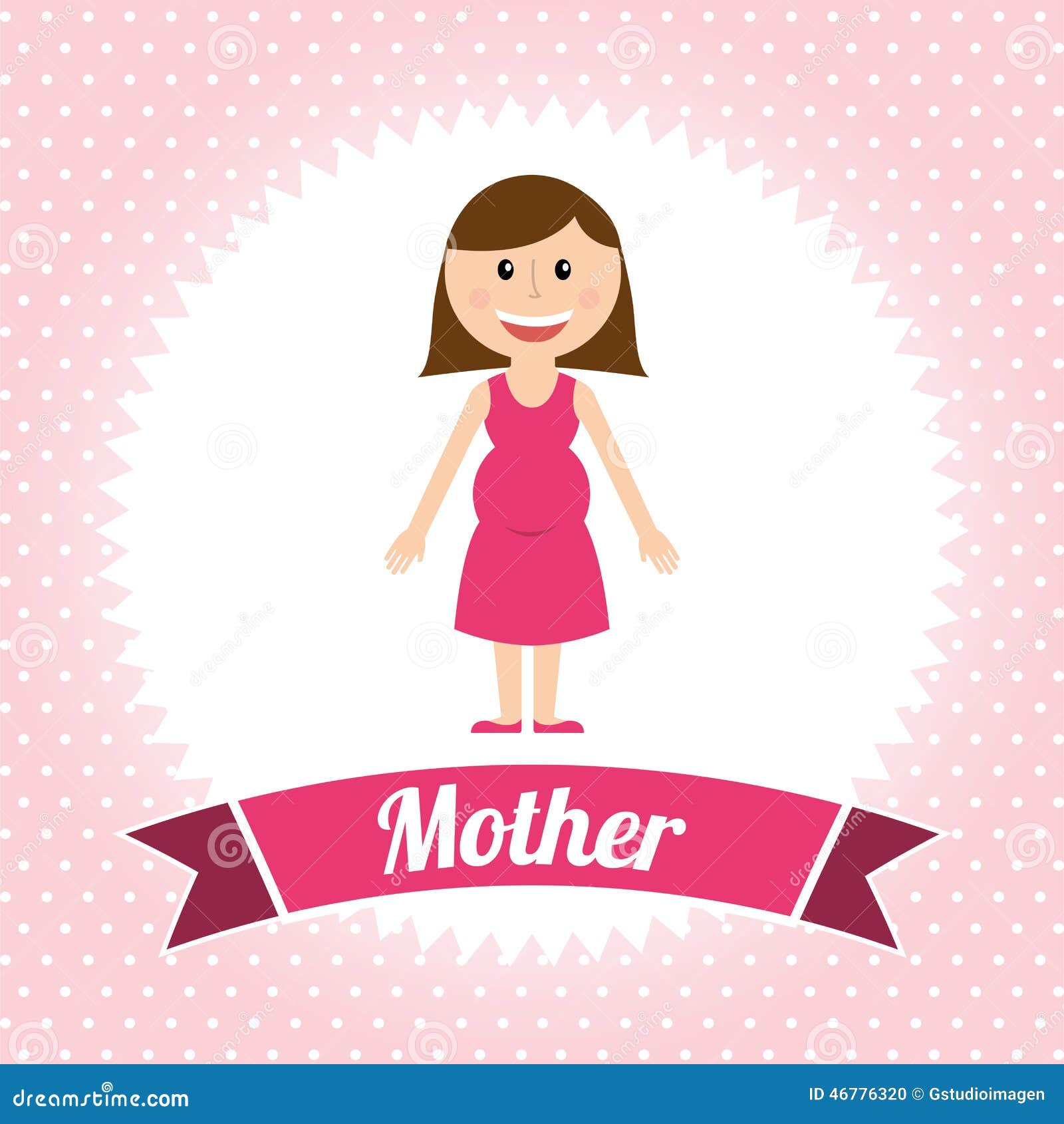 Mother design stock vector. Illustration of vector, girl - 46776320