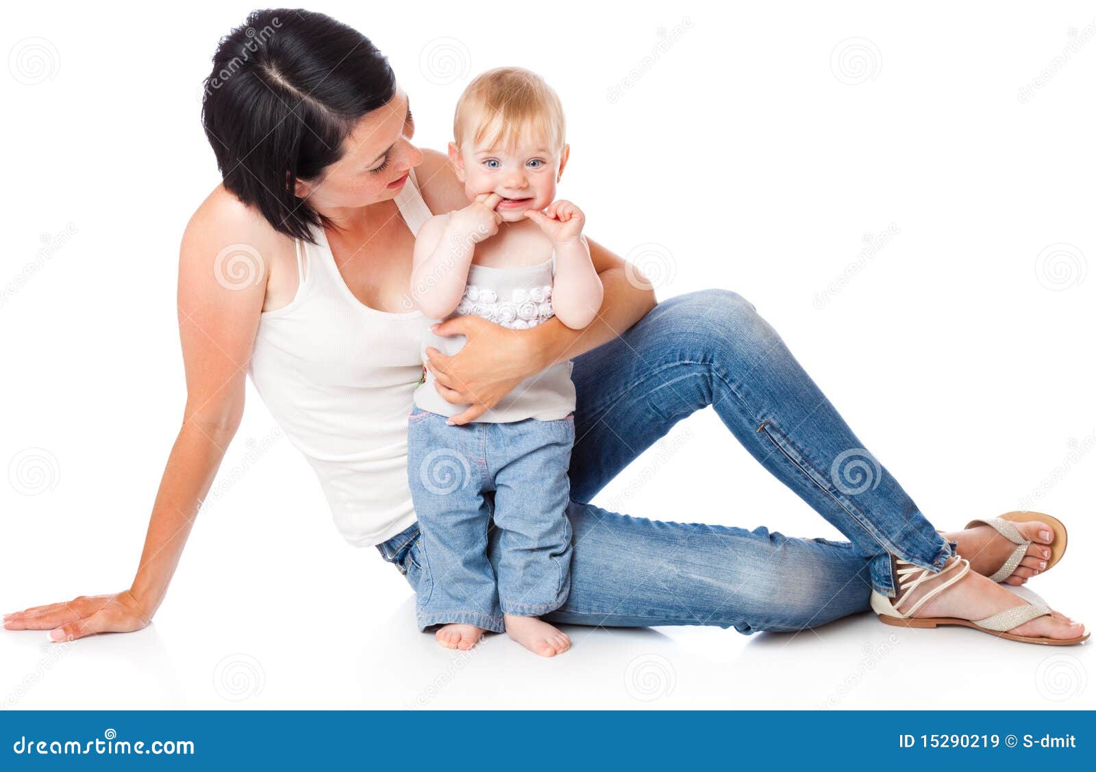 Mother and doughter stock image. Image of clean, childcare - 15290219