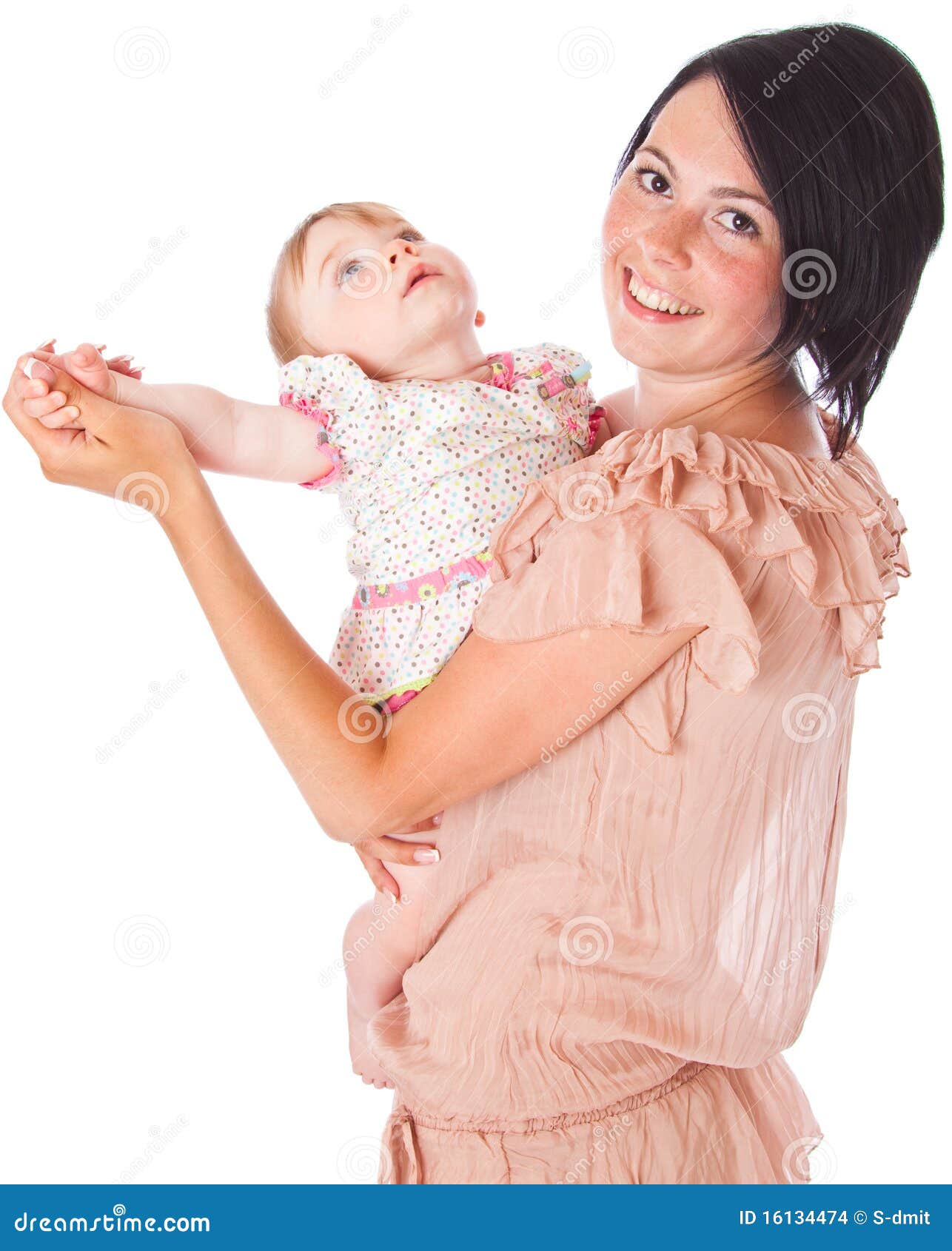Mother and doughter stock photo. Image of happy, laughing - 16134474