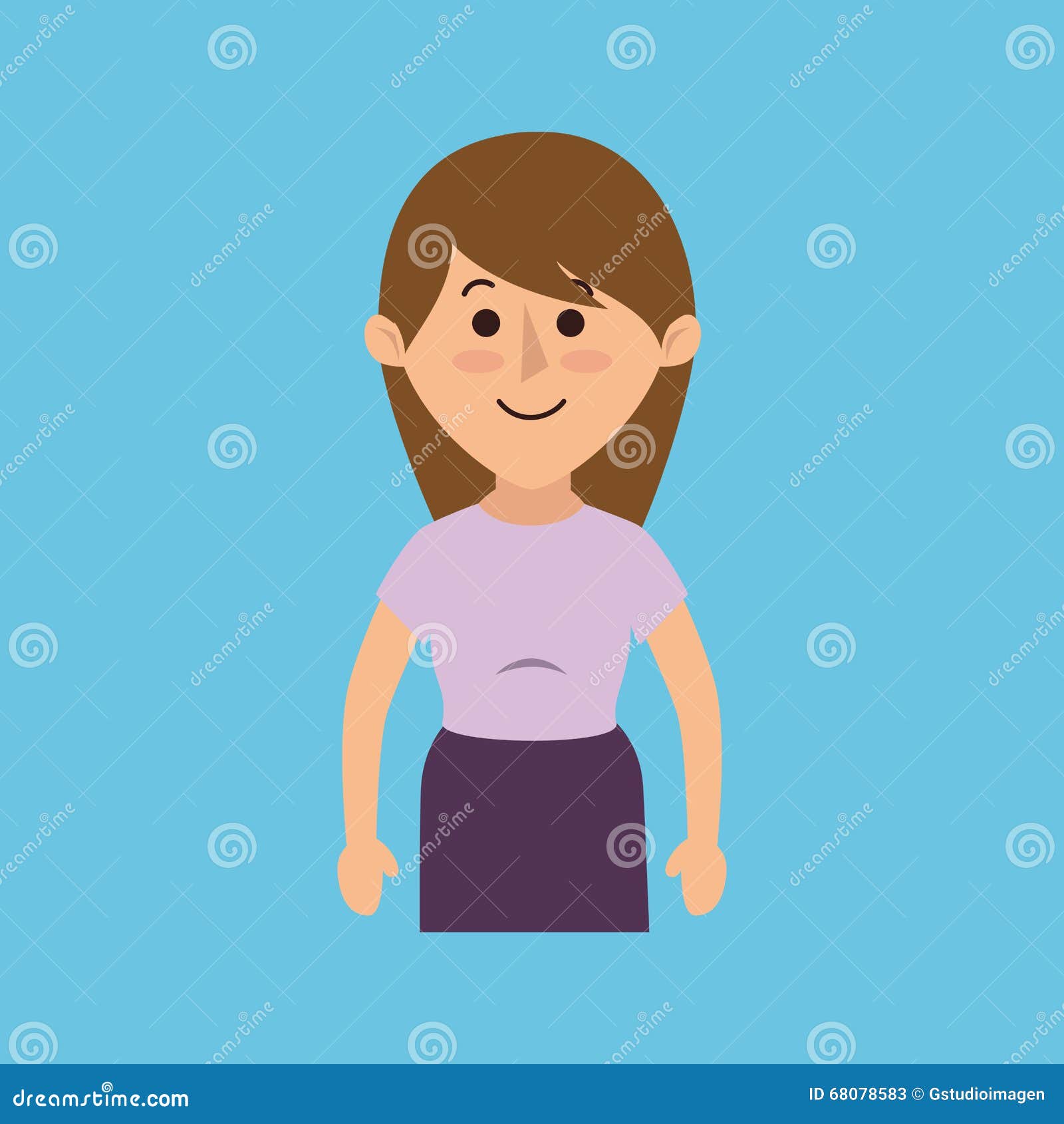 Mother figure design stock illustration. Illustration of design - 68078583