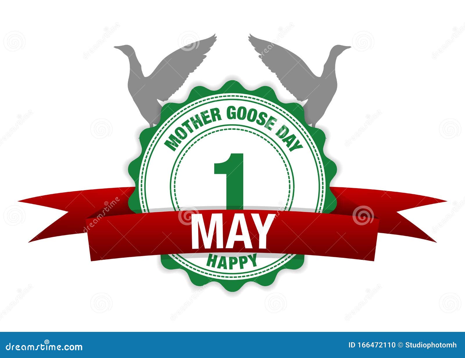 Mother Goose Day Simple Vector Modern Design Illustration Stock Vector ...