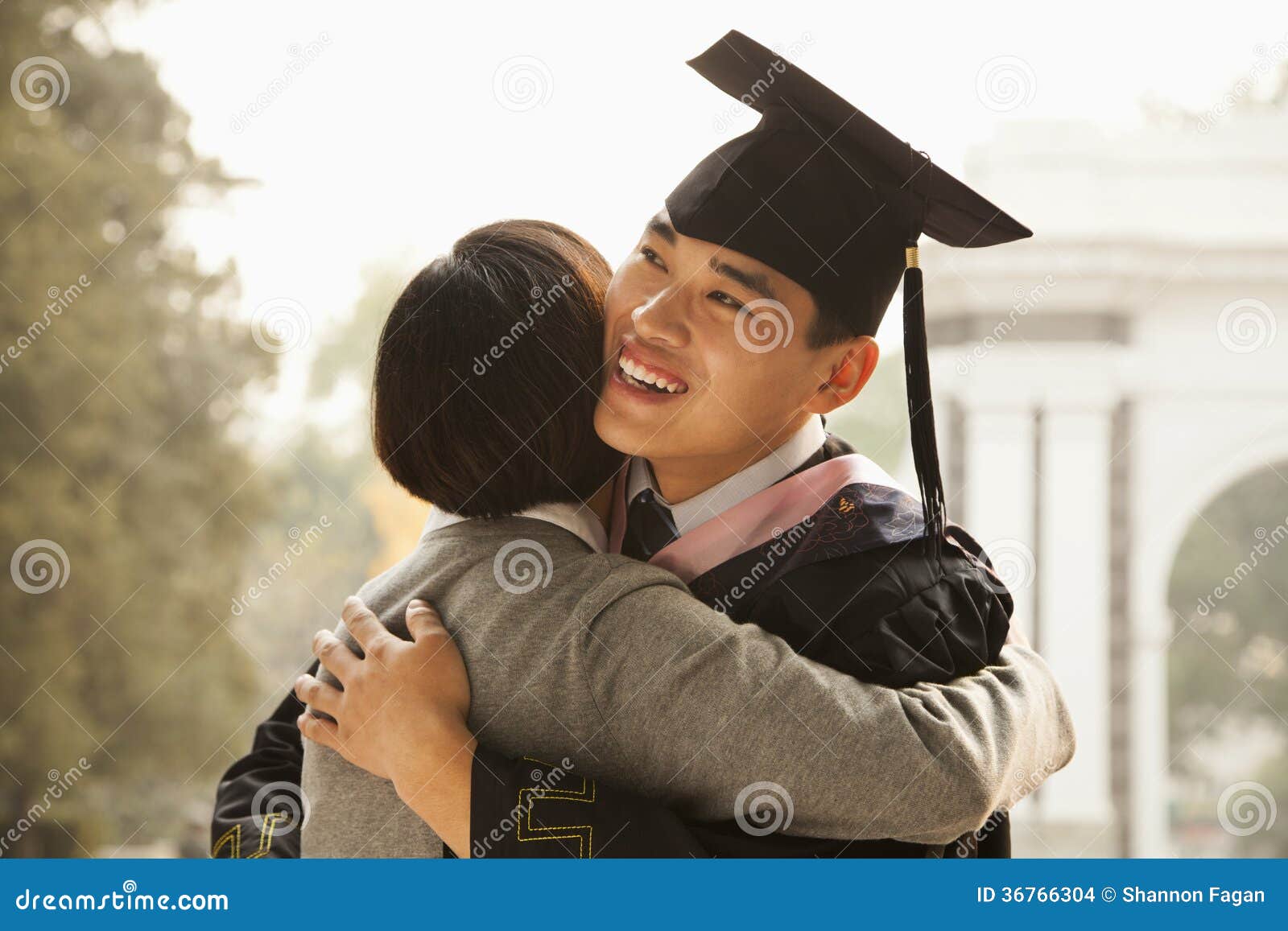 Mother and Graduate Hug stock photo. Image of focus, looking - 36766304