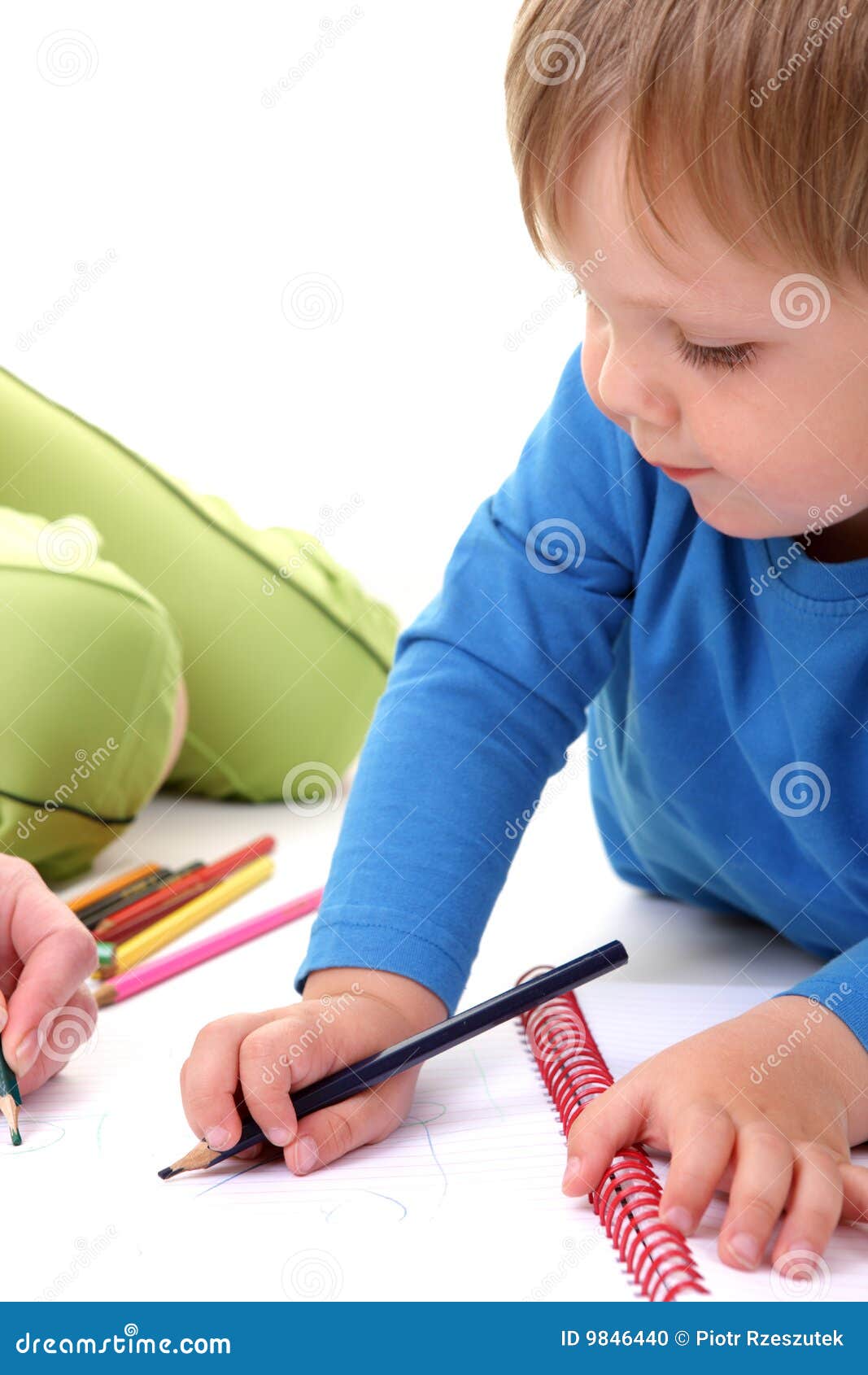 Mother Help Her Son with Drawing. Stock Photo - Image of funny ... Mother Help Her Son with Drawing. Stock Photo - Image of funny ...