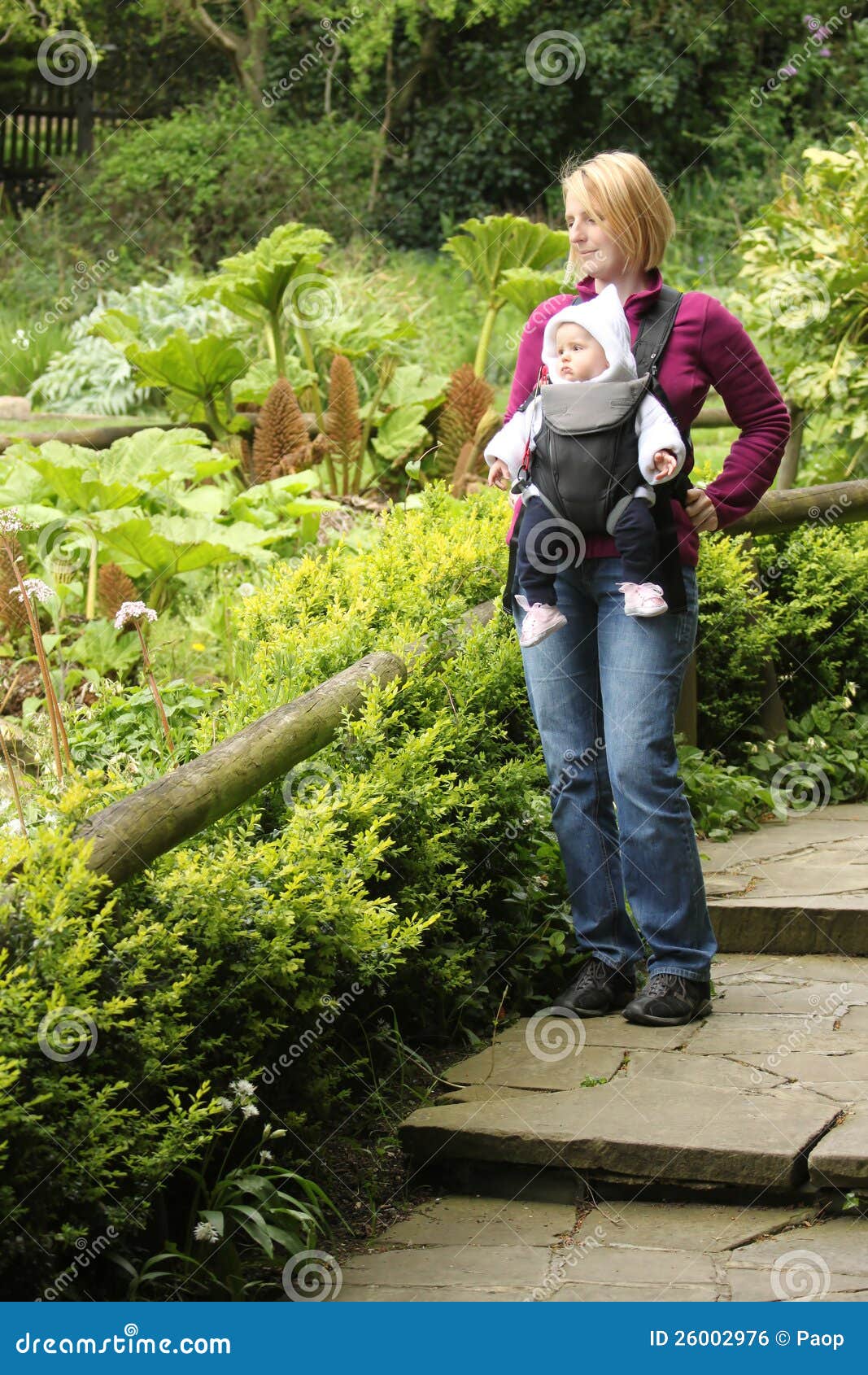 Mother with Her Baby in the Park Stock Photo - Image of human, infant ...