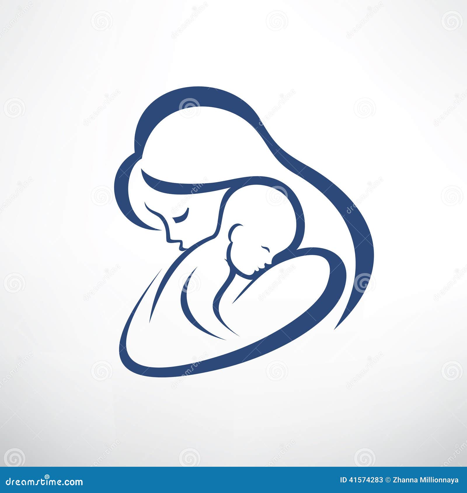 Mother And Baby Silhouette Clip Art Mother And Baby Silhouette Clip Art