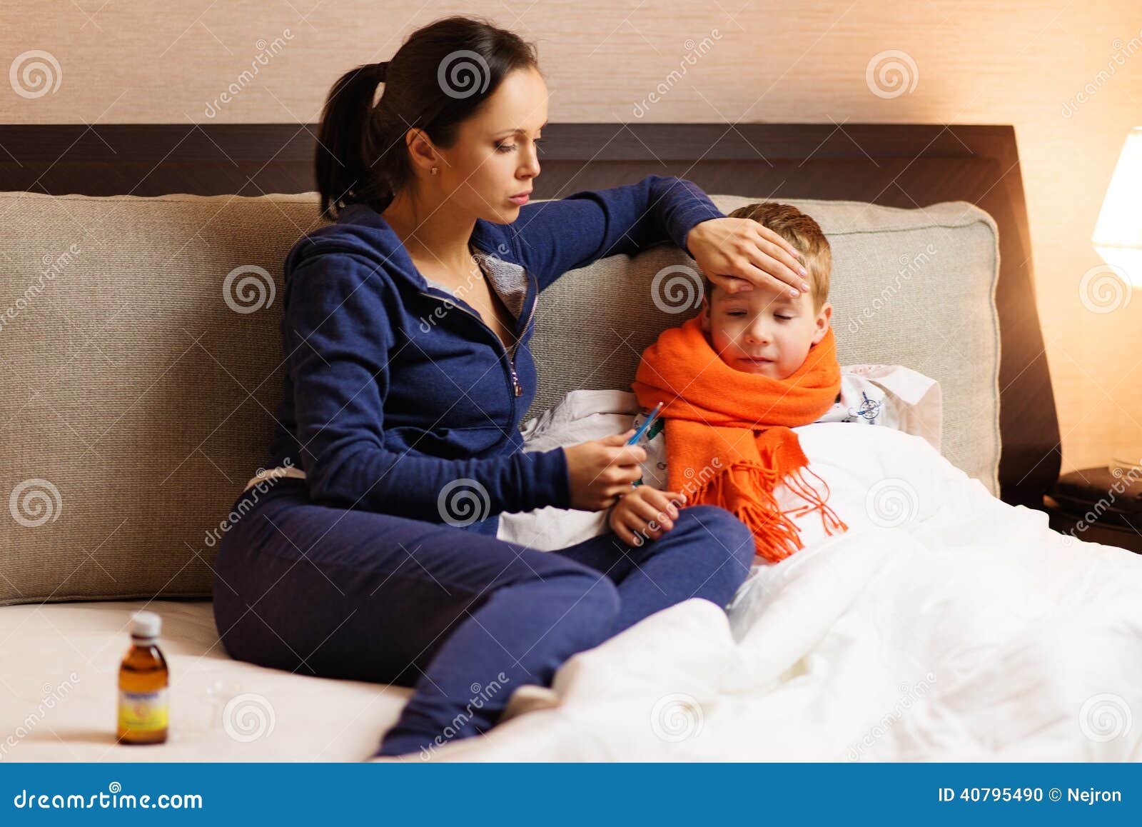 Mother and her sick child stock photo. Image of pain - 40795490