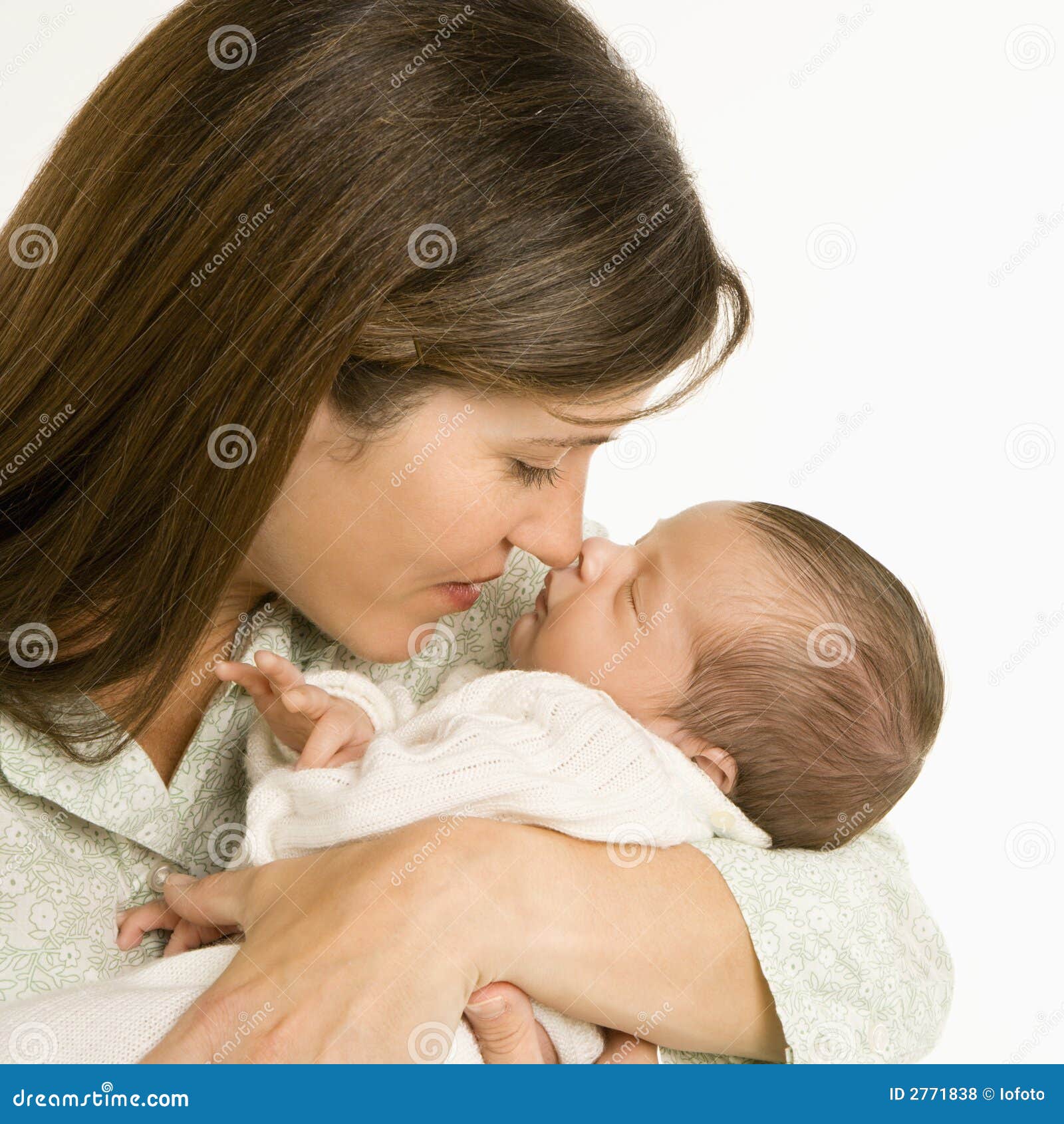 Mother holding baby. stock photo. Image of parent, nuzzle - 2771838