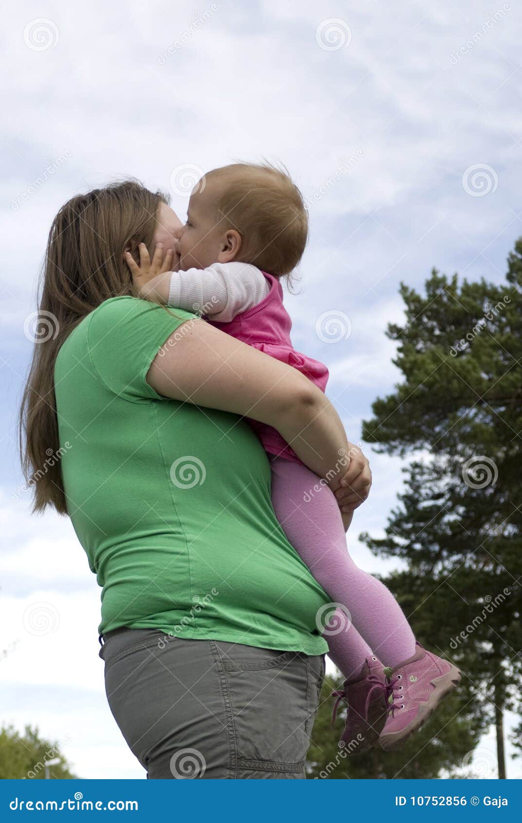 Mother hugging daughter stock photo. Image of overweight - 10752856