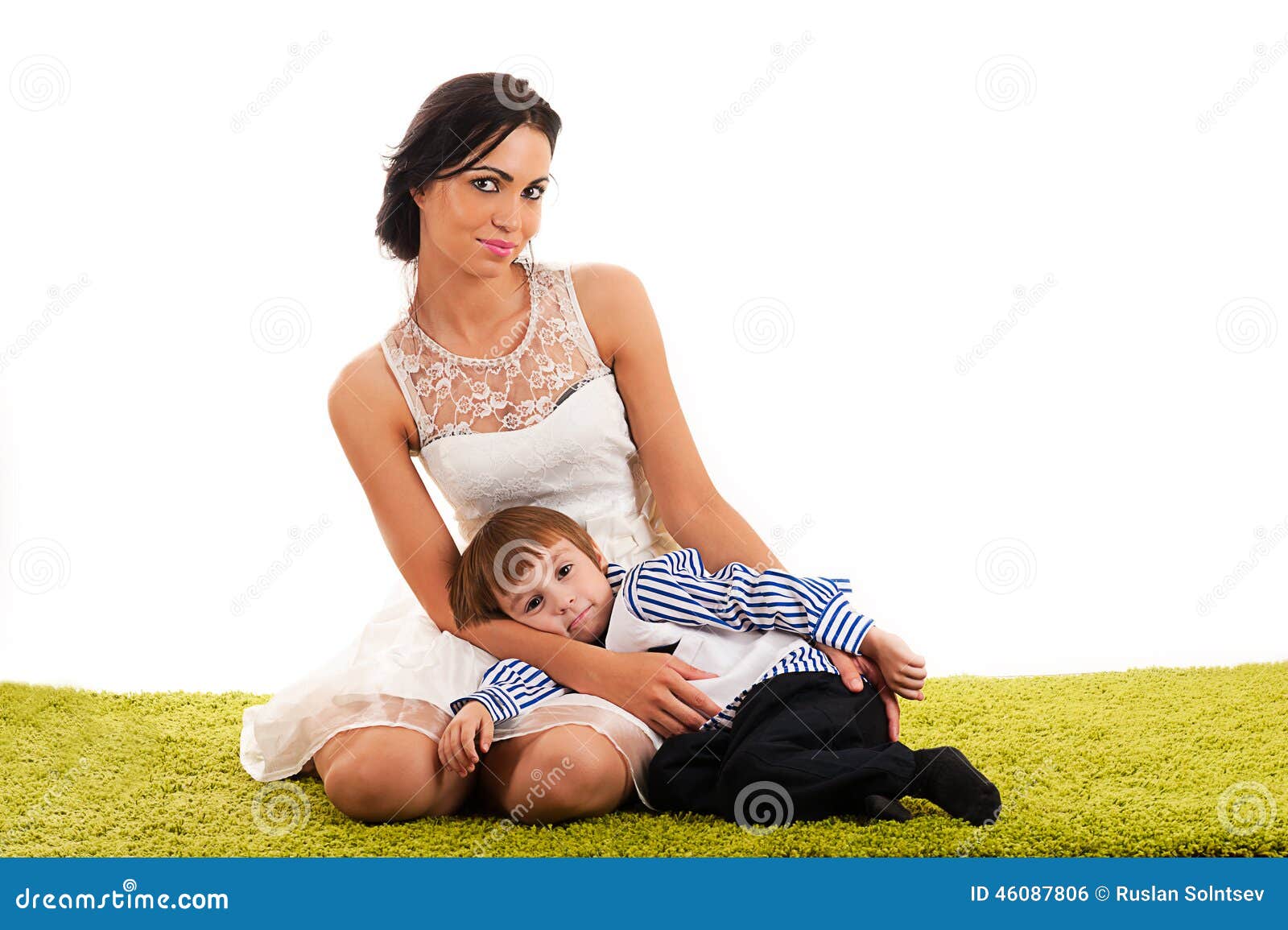 Mother hugging her son stock photo. Image of happiness - 46087806