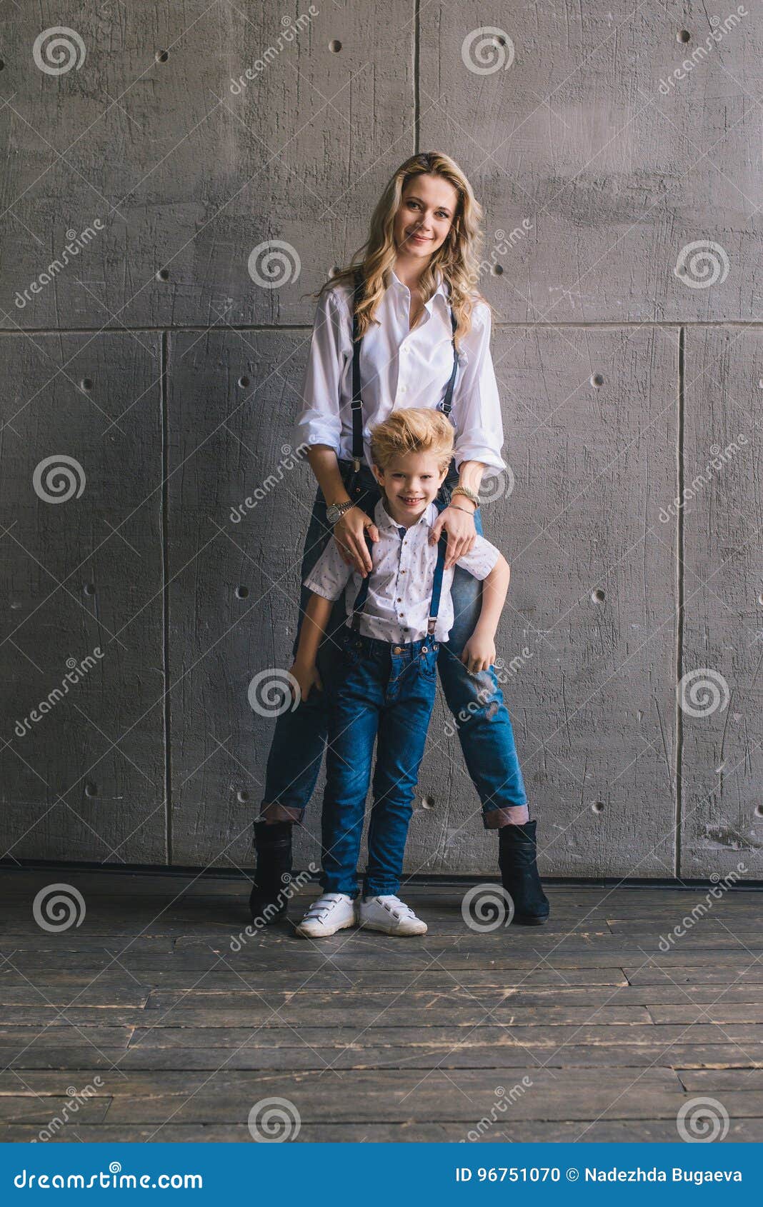 Mother Hugging with Son Hugging Stock Photo - Image of people, wall ...