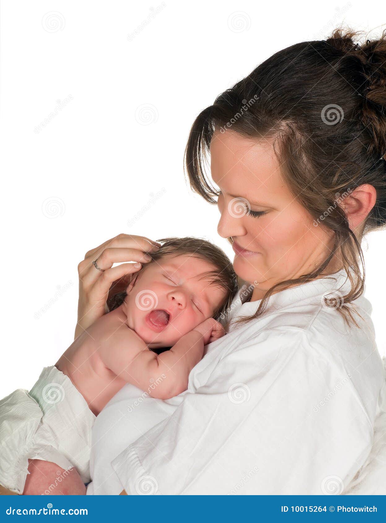 Mother hugs baby stock photo. Image of beautiful, white - 10015264