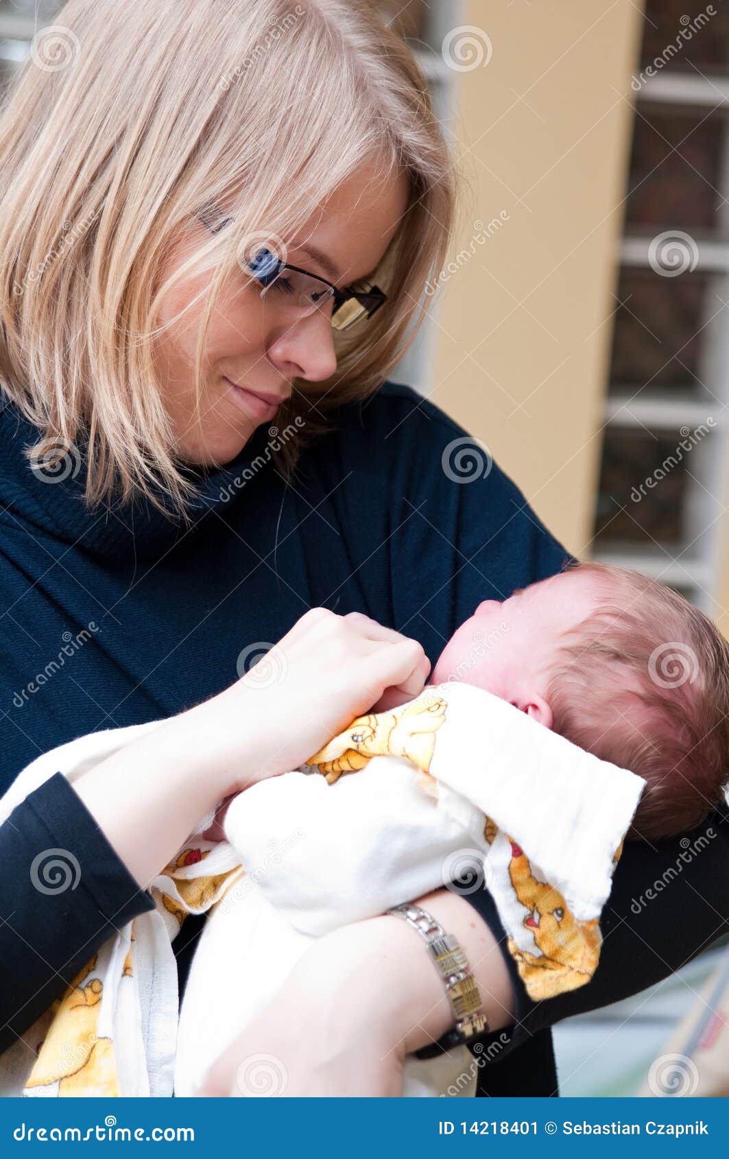 Mother hugs baby stock image. Image of hugging, parenthood - 14218401