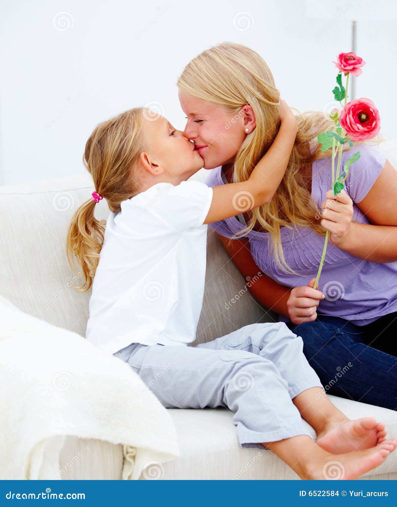 Mother Kissing Her Daughter Stock Photo - Image of face, cute: 6522584 Mother Kissing Her Daughter Stock Photo - Image of face, cute: 6522584