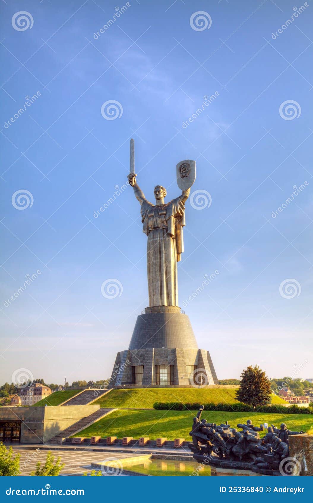 Mother Land Monument in Kiev, Ukraine Stock Photo - Image of famous ...