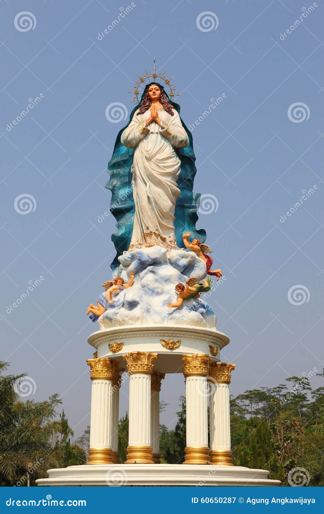 Mother Mary Statue stock image. Image of marymagdalene - 60650287