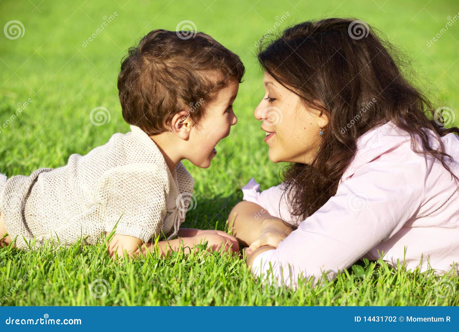 Mother Playing with Her Son Outdoor Stock Photo - Image of outdoor ...
