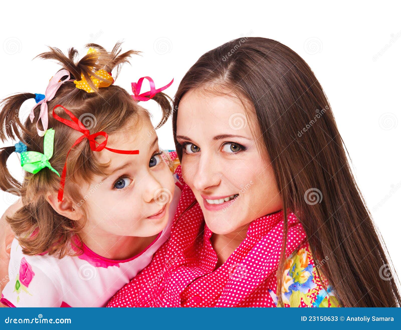 Mother and preschool girl stock image. Image of female - 23150633