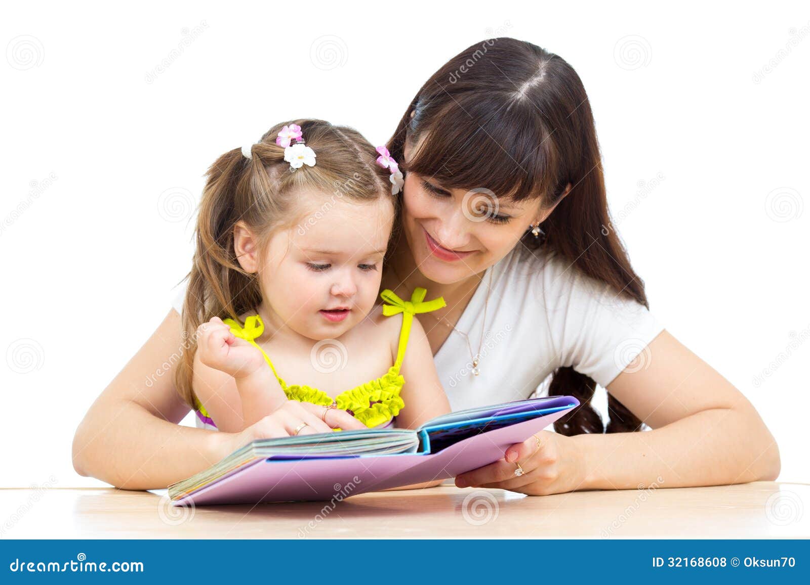 Mother Reading a Book To Kid Stock Photo - Image of education, leisure ...