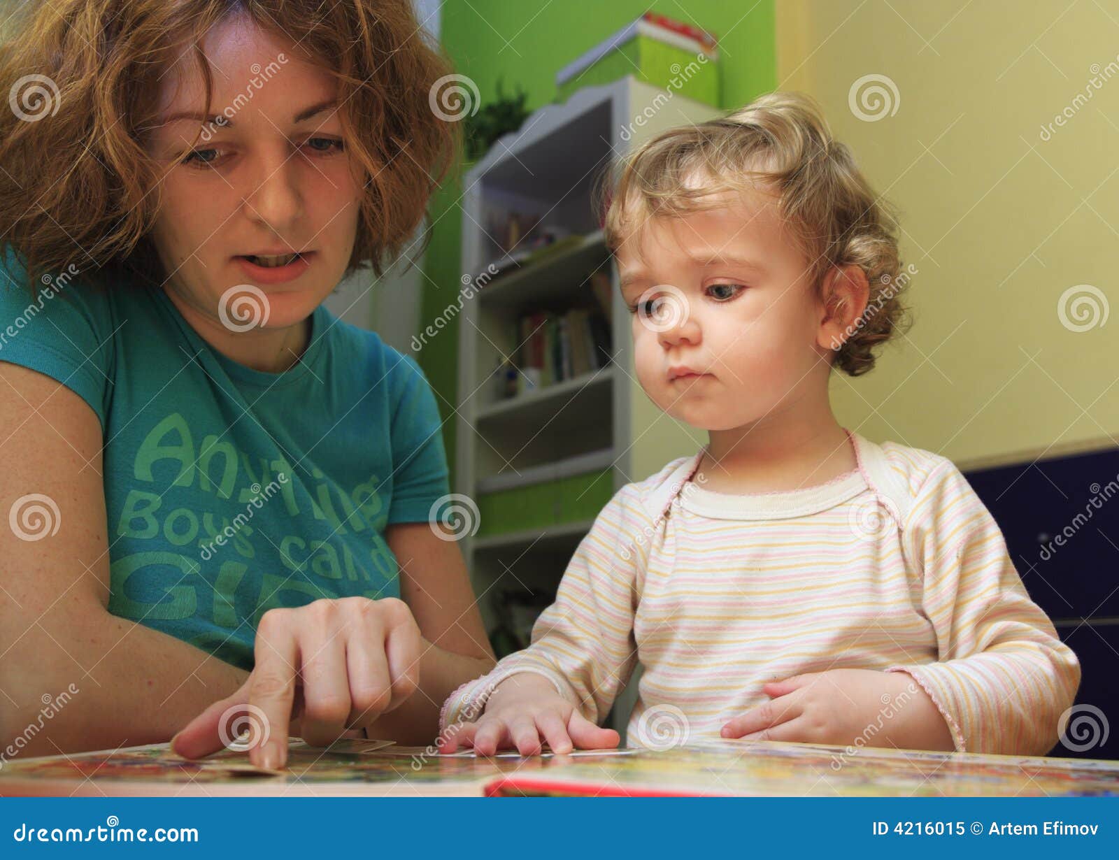 Mother s lesson stock image. Image of baby, leisure, love - 4216015