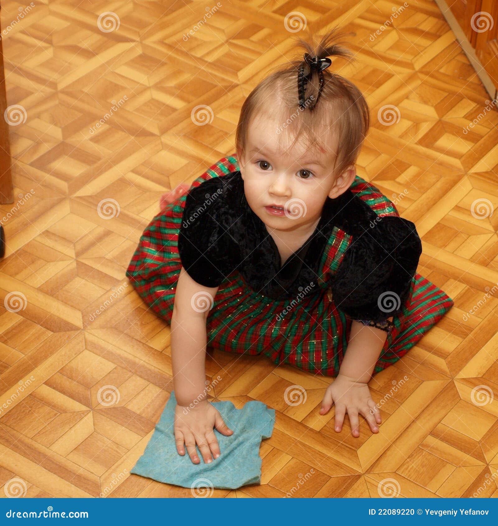 Mother s little helper stock photo. Image of child, flooring - 22089220