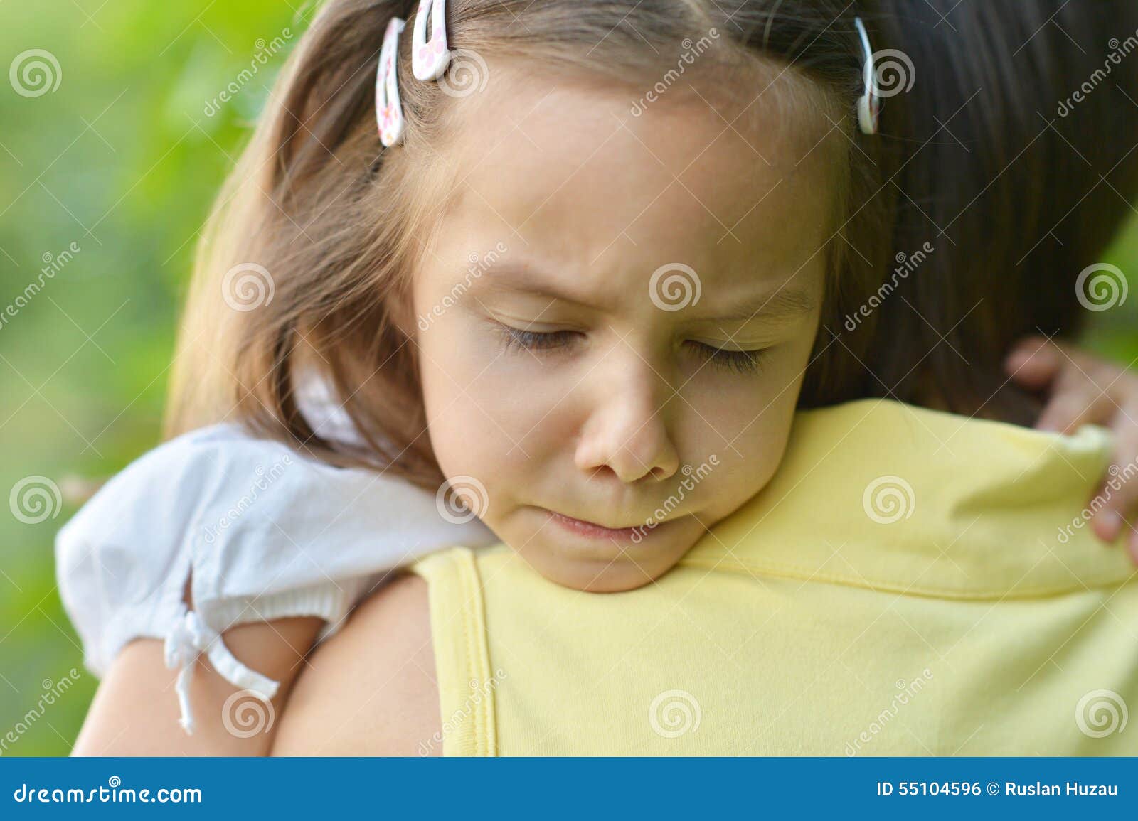 Mother with sad daughter stock photo. Image of natural - 55104596