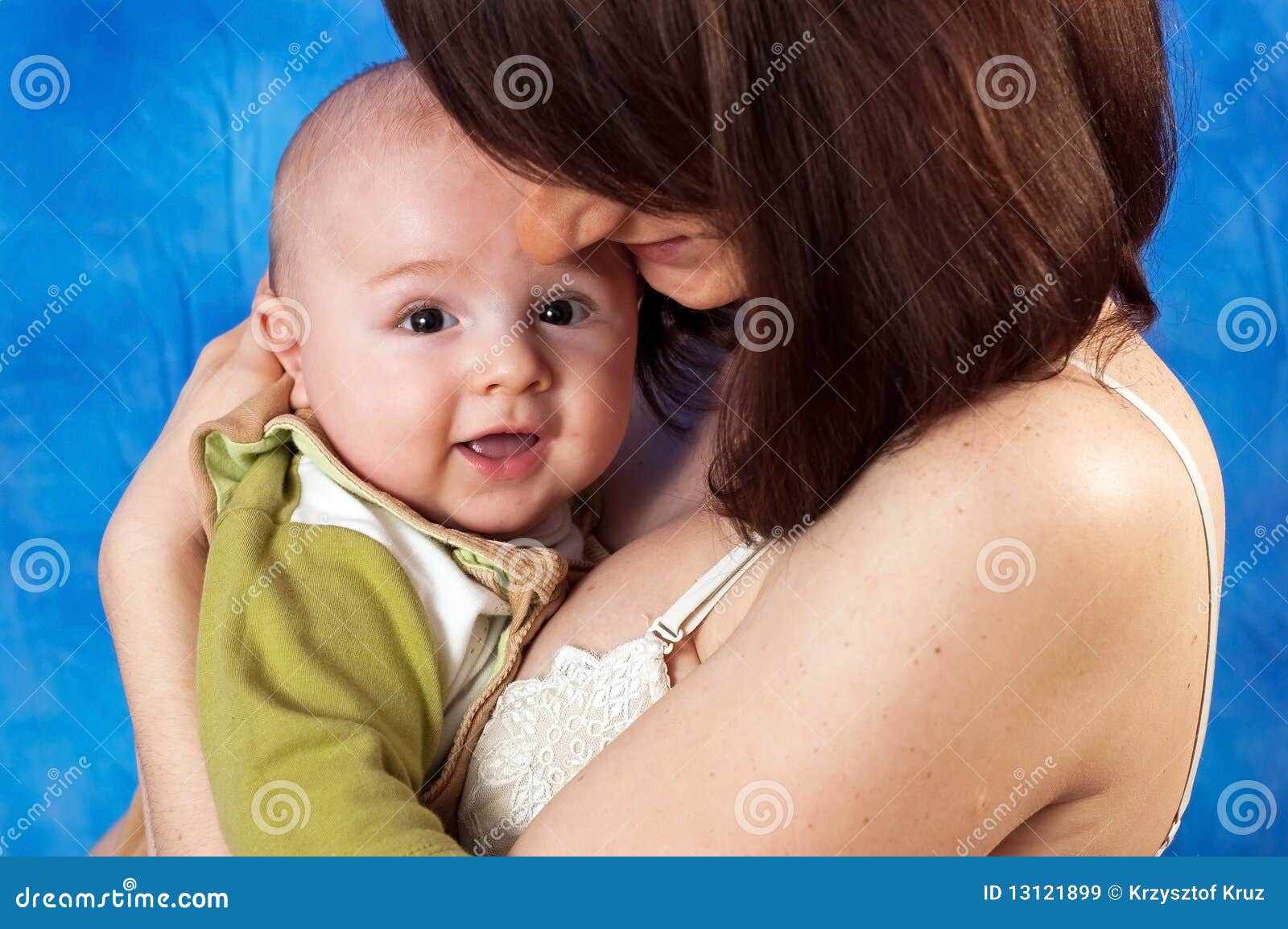 Mother smile to her child stock image. Image of child - 13121899