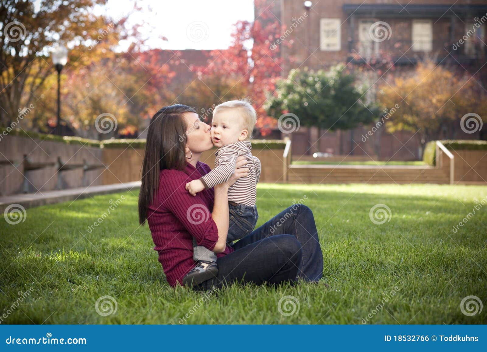 Mother and Son stock photo. Image of outdoor, family - 18532766