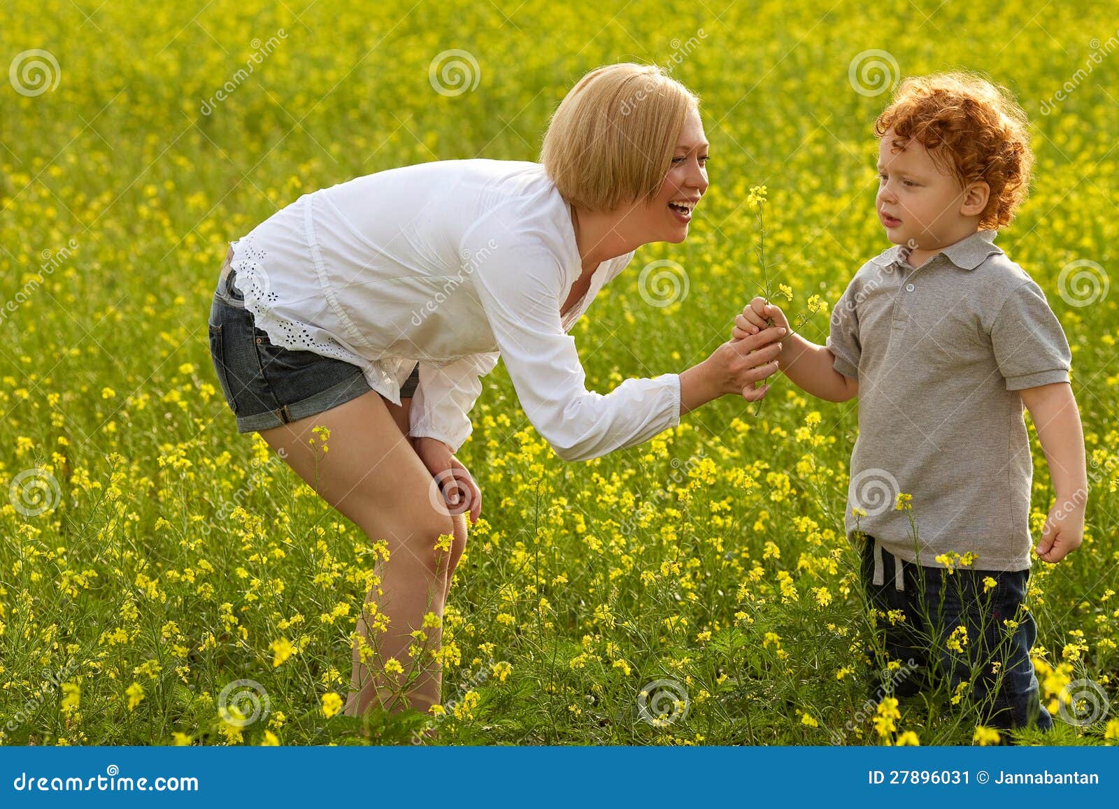 Mother and Son Having Fun stock image. Image of happiness - 27896031