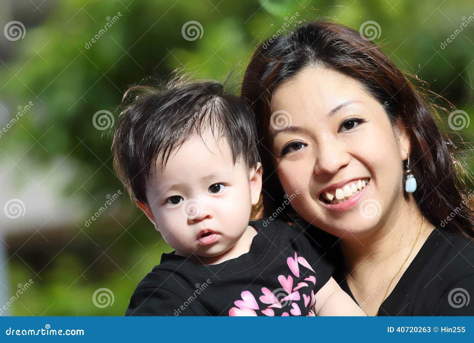 Mother and Son Joyful Together Stock Image - Image of thailand, thai ...