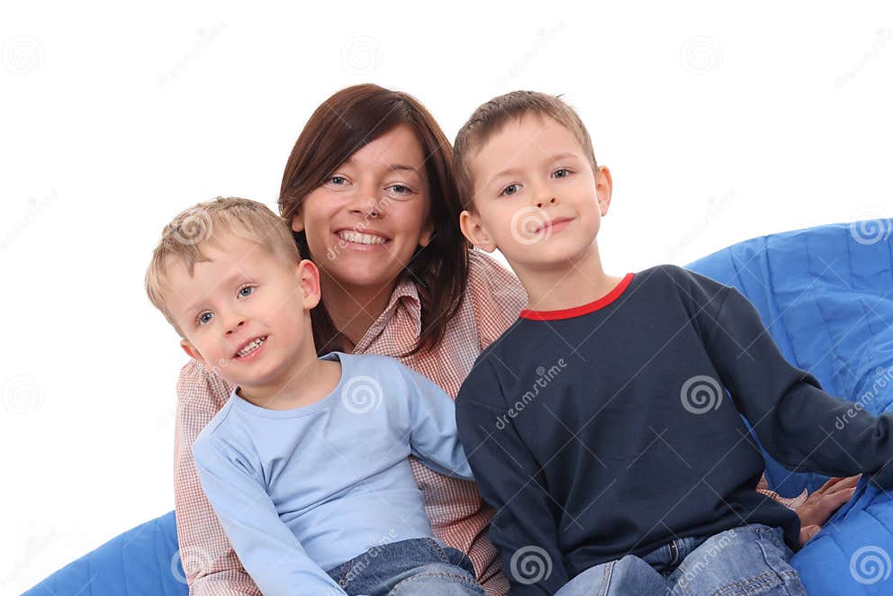 Mother and sons stock photo. Image of child, lifestyles - 3729530
