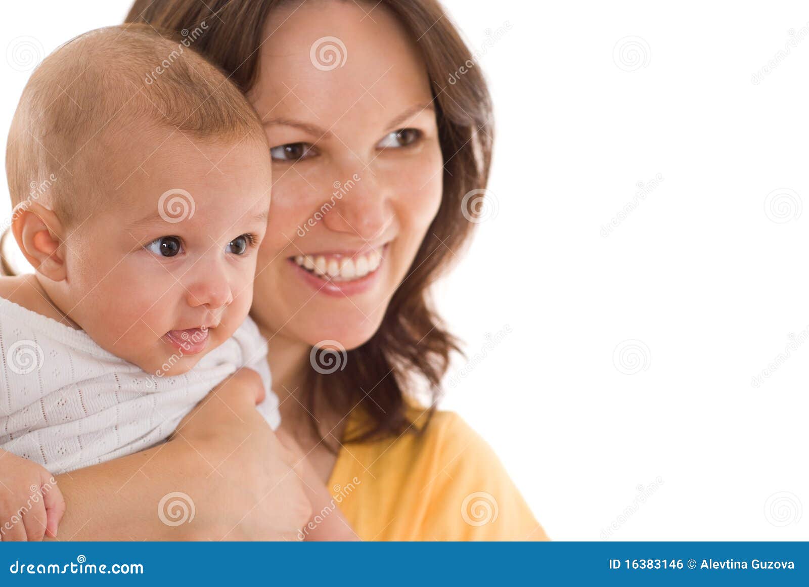 Mother Stands and Holds the Baby Stock Photo - Image of parent, child ...